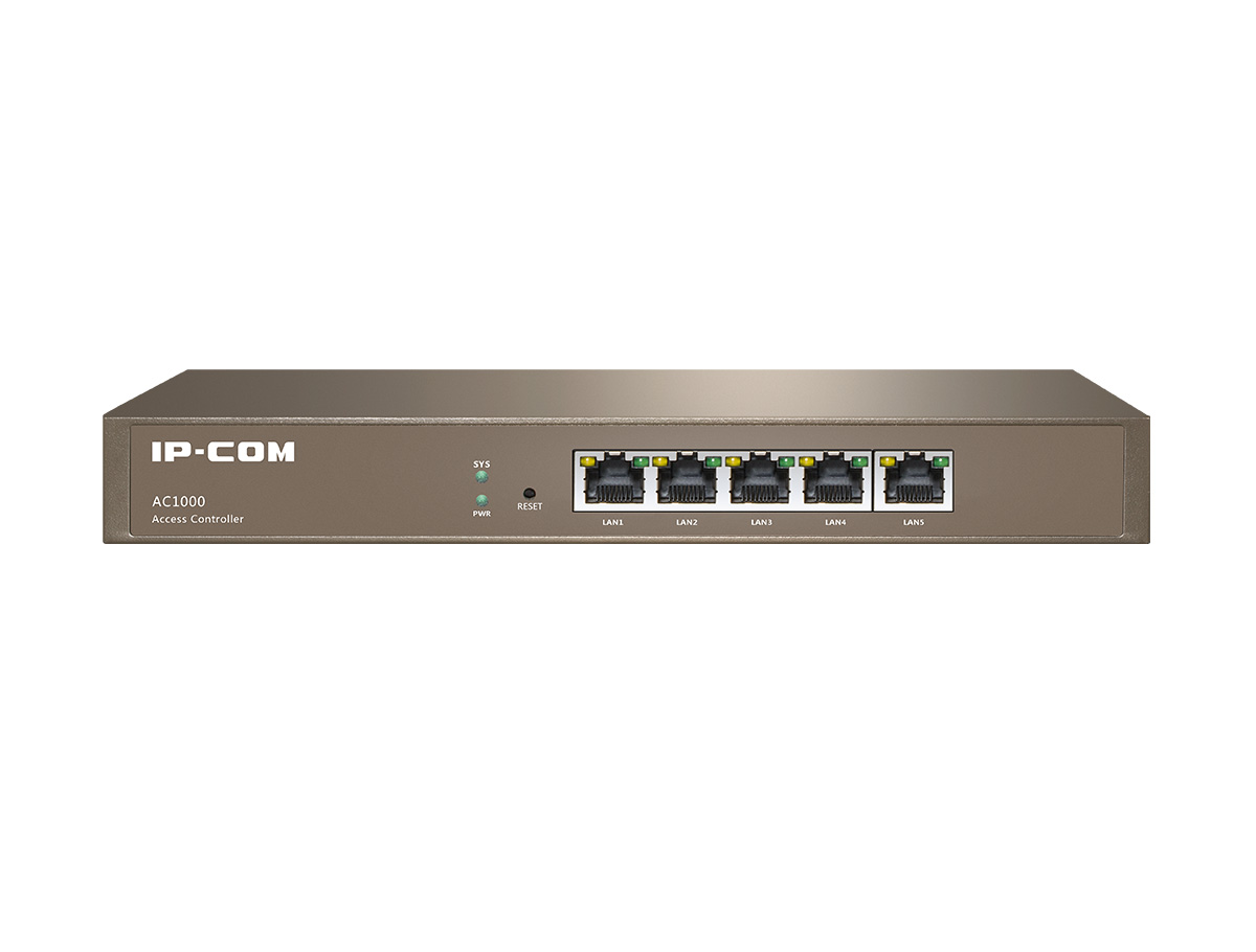 IP-COM AC1000 5-Port Gigabit, 64 APs Controller (License ile 128 AP) - A8